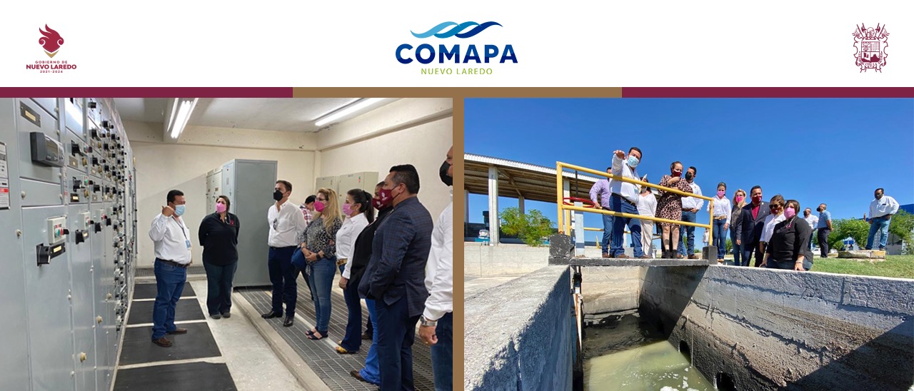 Recorrido por planta PITAR Norponiente - Comapa Nuevo Laredo